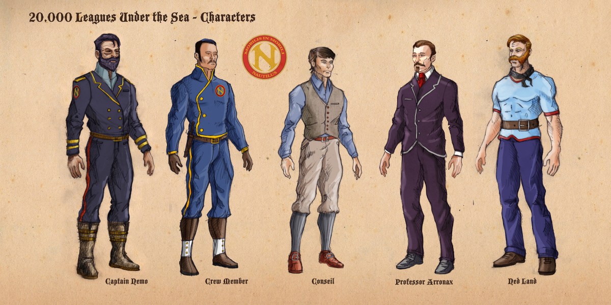 The Characters | 20,000 Leagues Under The Sea